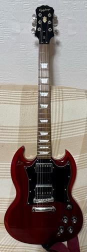 Epiphone SG Cherry Red Guitar. Excellent Condition | eBay UK