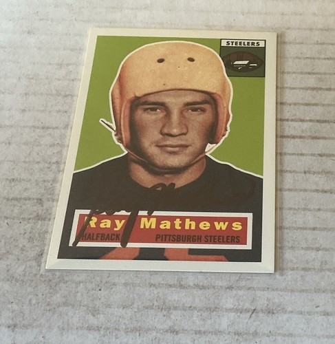 1994 Topps Archives 1956 Series - #75 Ray Mathews - Hand Signed Auto | eBay