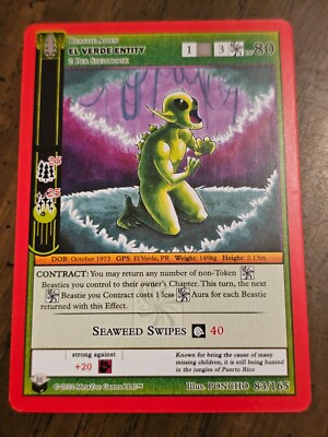 EL VERDE ENTITY 83/165 Metazoo CCG | eBay