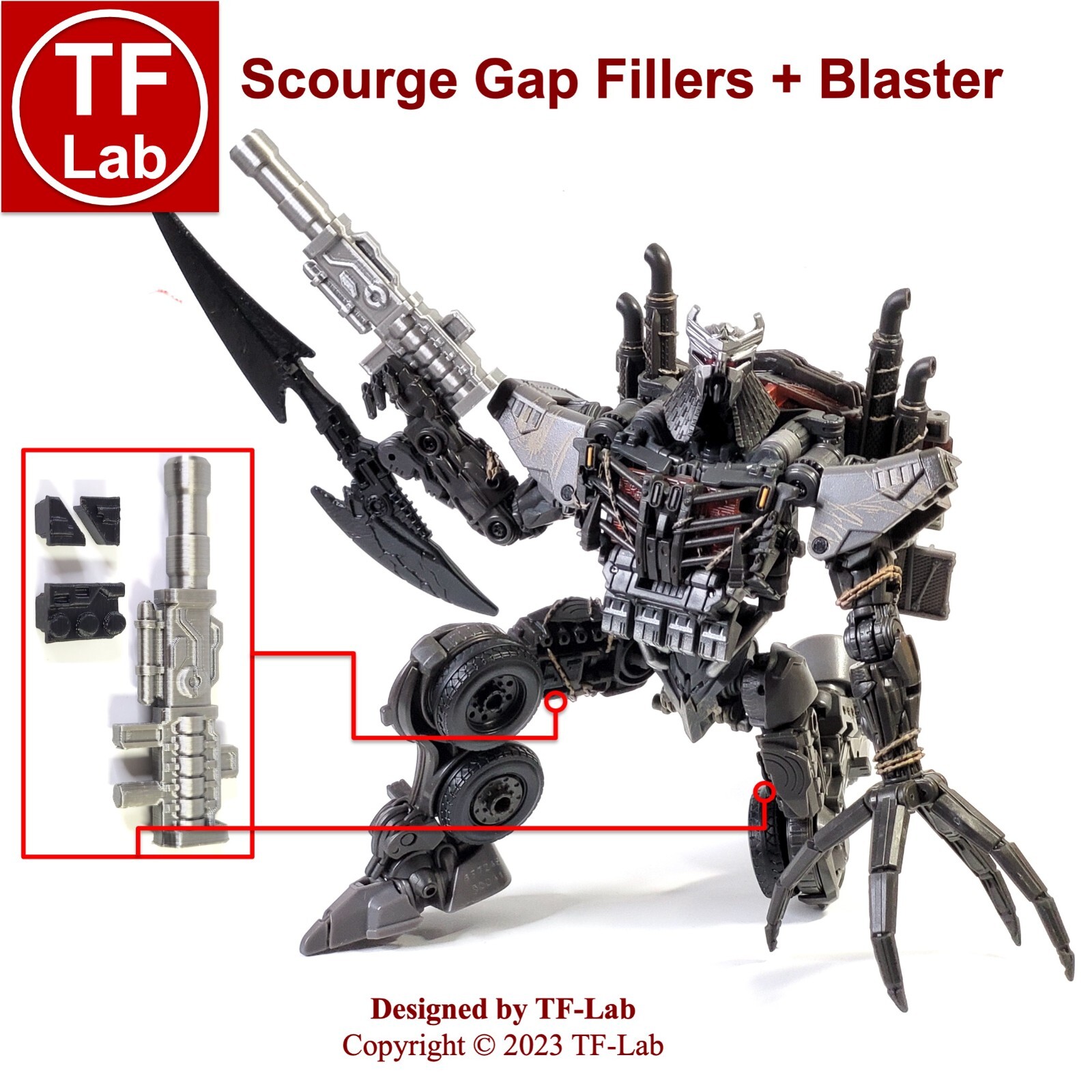 Battle Axe Upgrade Kit for Transformers Optimus Prime Rise of the Beasts TF-Lab | eBay