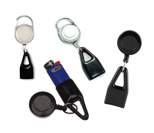 LIGHTER HOLDER SECURE SLEEVE RETRACTABLE LIGHTER / USB LEASH STRING ...