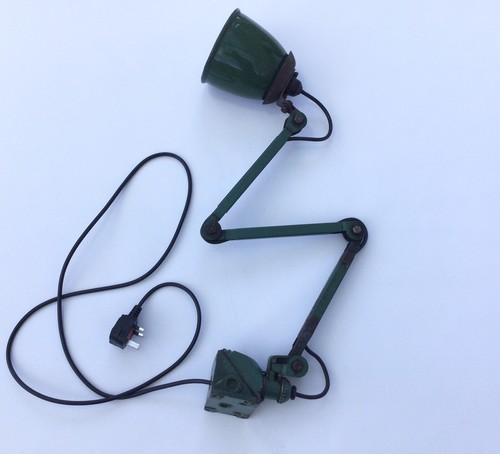 Anglepoise Lamp EDL Light Industrial Machinist Engineers 3 Arm Vintage ...