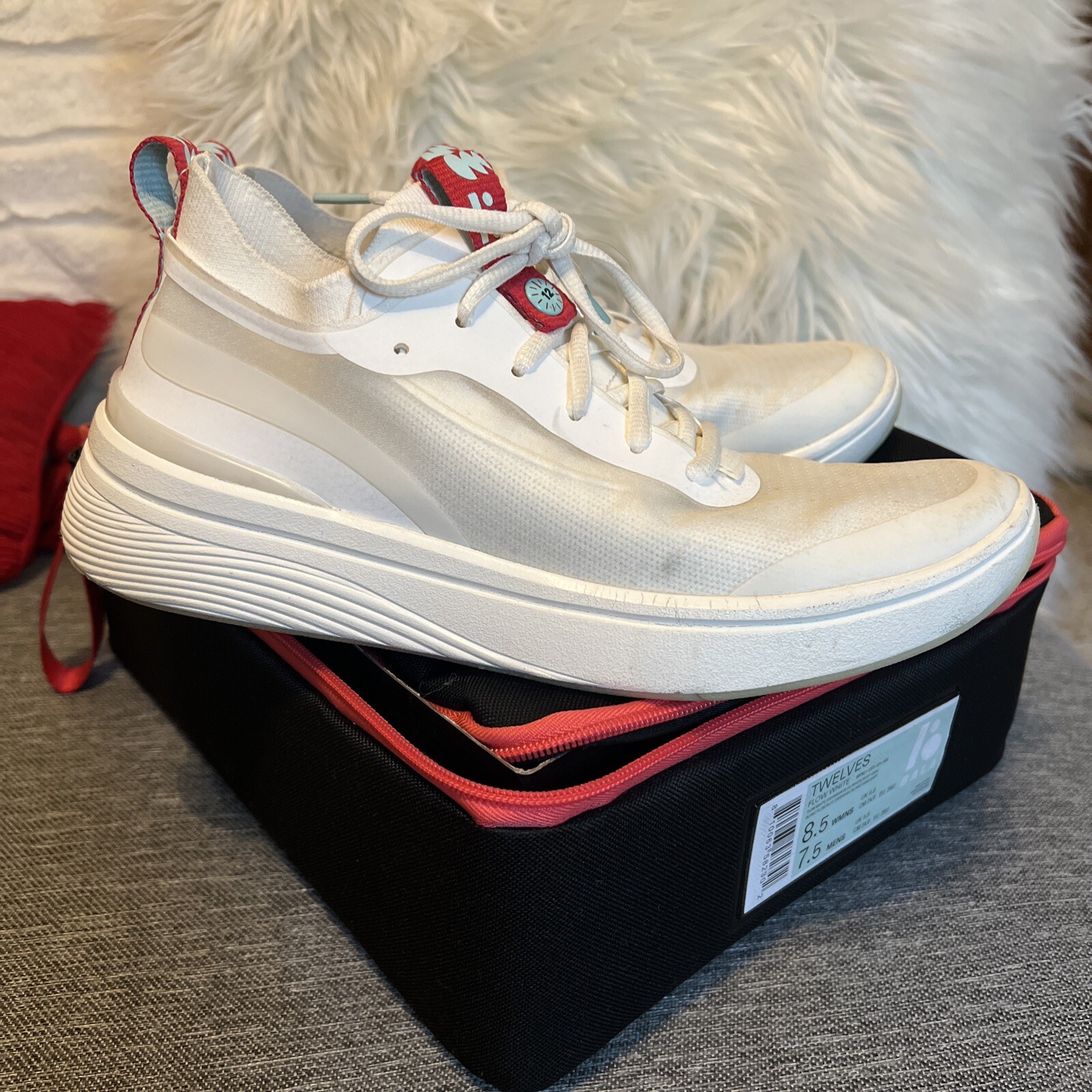 Bala Twelves FLOW all white Healthcare Shoes Men 7.5… - Gem