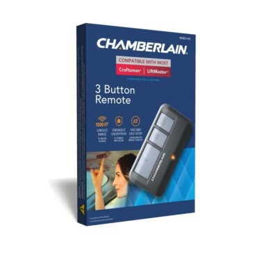 Chamberlain 3-Button Garage Door Remote Control 953EV-P2 NEW 893MAX ...