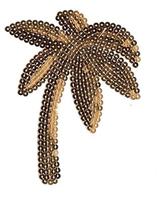 Gold Palm Tree Sequin Patch | eBay