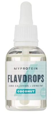 MYPROTEIN Flavdrops Coconut 50ml Zero Calorie Zero Sugar Flavour Drops ...