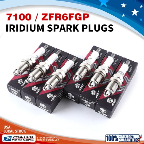 (SET OF 6) Fit NGK 7100/ZFR6FGP IRIDIUM SPARK PLUGS OEM Quality for ...