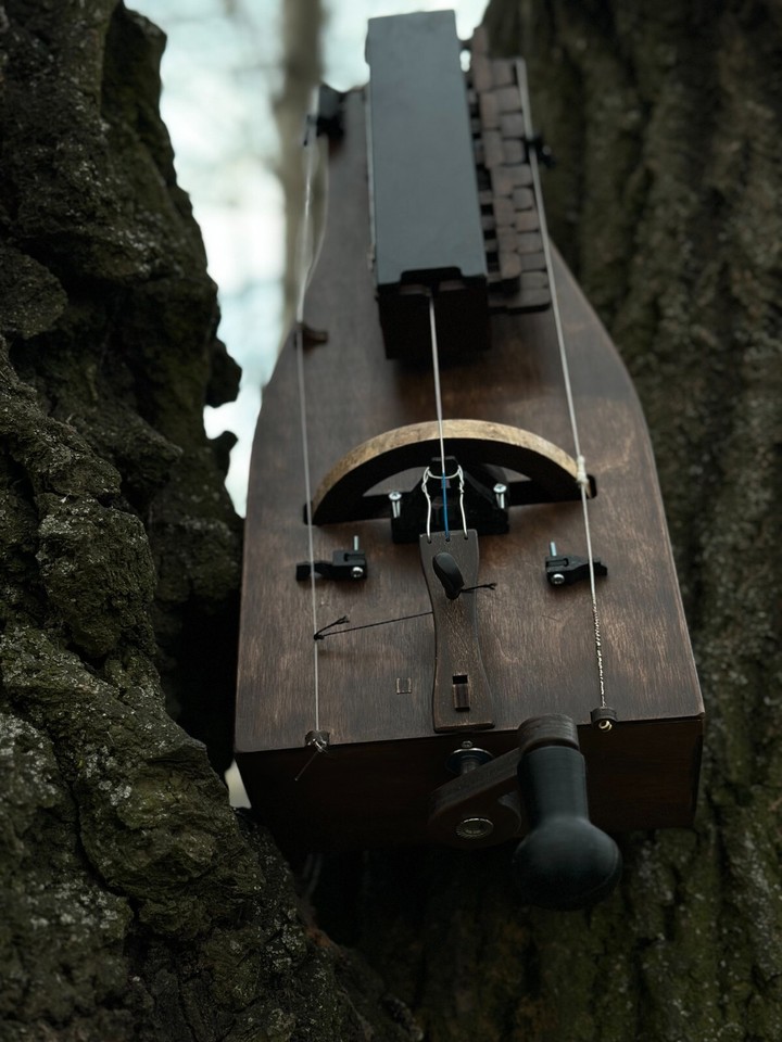 Hurdy-Gurdy - 3 string - Ukrainian Lira Hurdy Gurdy Musical Instrument ...