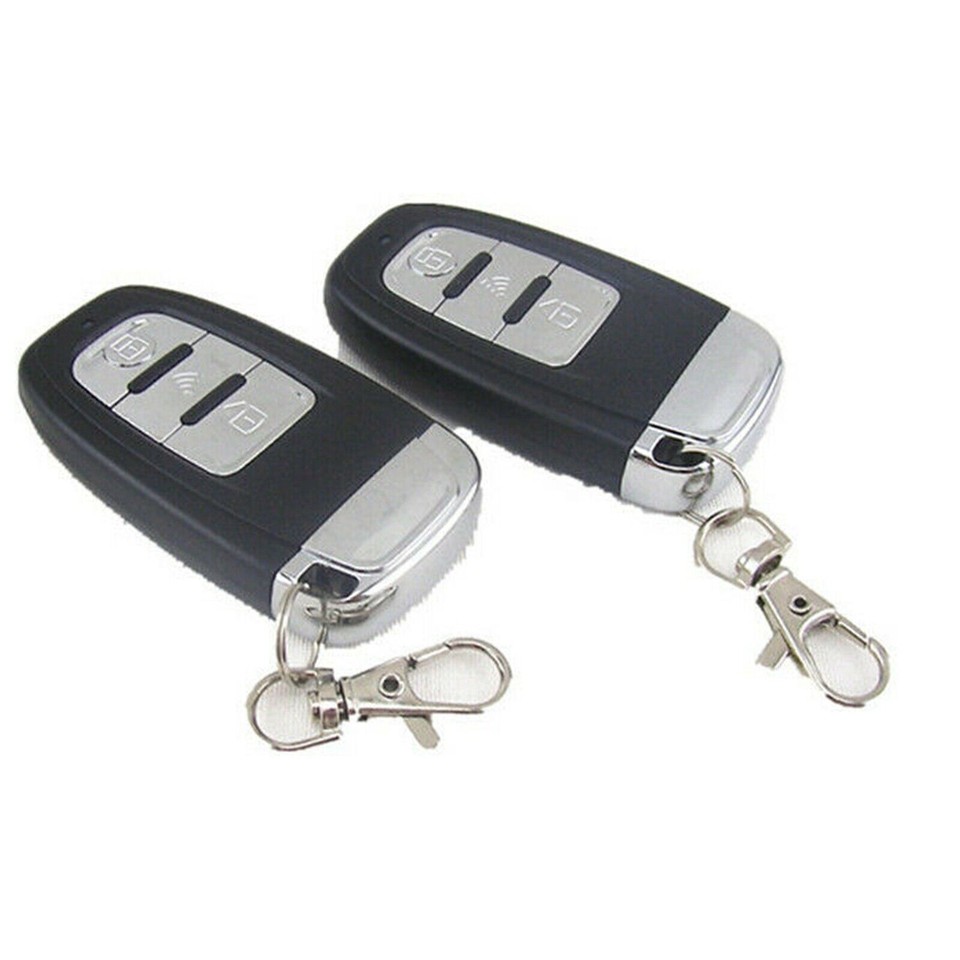 Car Keyless Entry System Engine Start Ignition Security Alarm W/ 2 ...