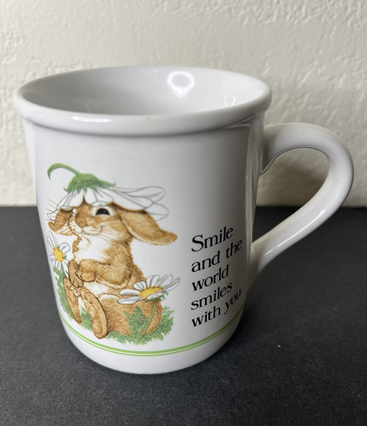 Current Critters Rabbit Bunny Mug Smile and the World Smiles With You ...