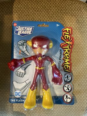 DC Justice League Flextreme FLASH Bendable 7” Action Figure RARE New In ...