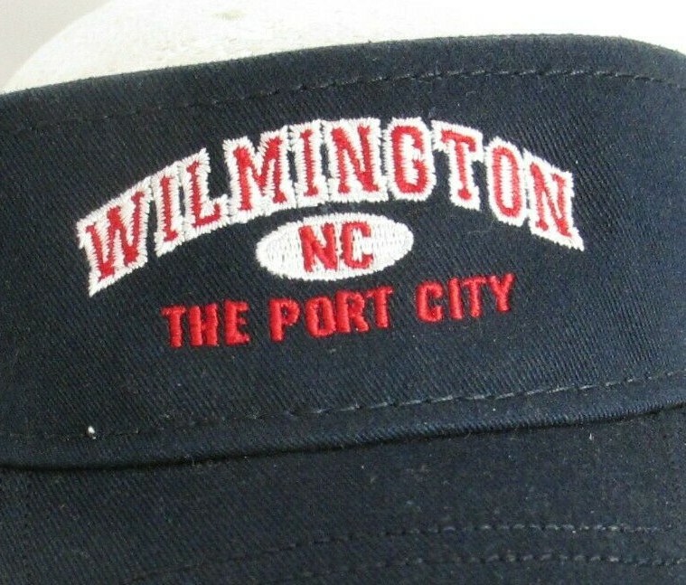 Wilmington North Carolina Visor Hat NC Port City USA Embroidery Unisex ...