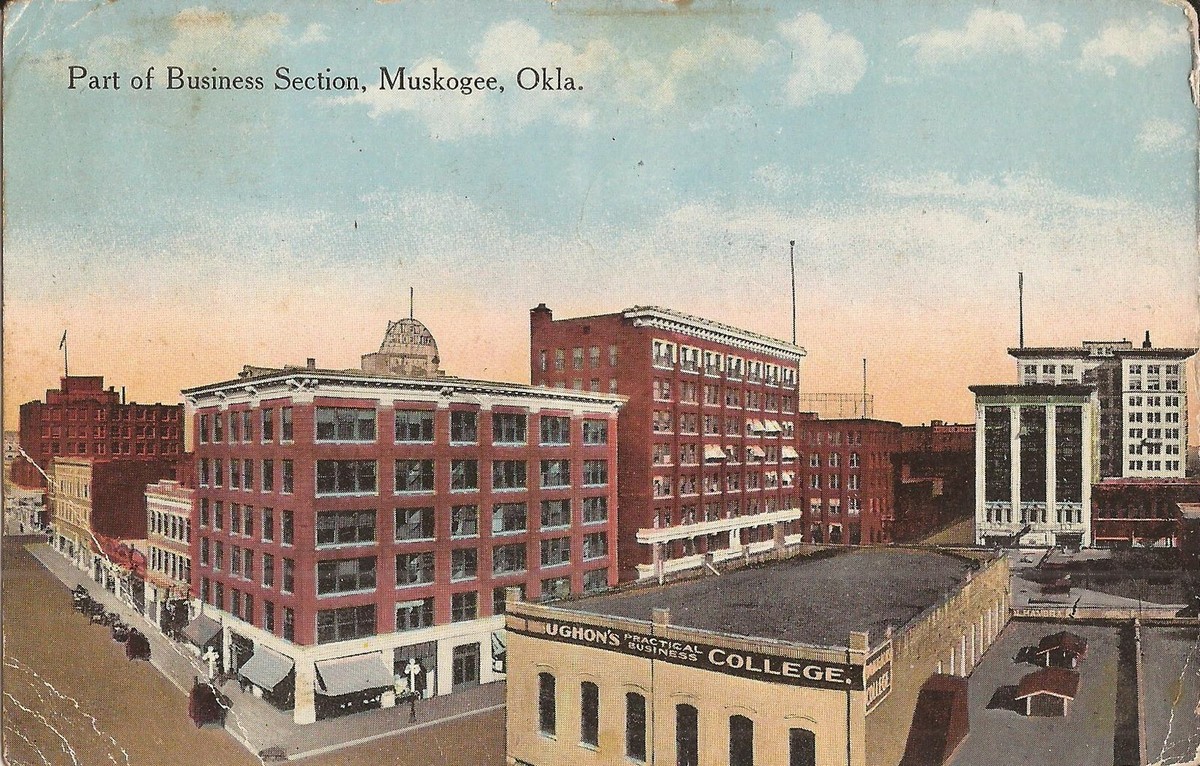 Downtown Muskogee Oklahoma Population