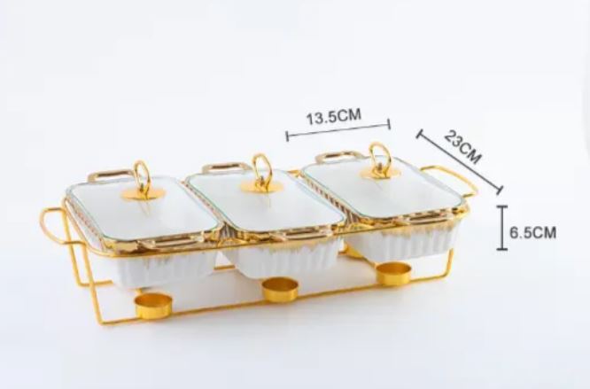 Ceramic Chafing Dish Food Warmer Buffet Wedding Party Gift | eBay UK