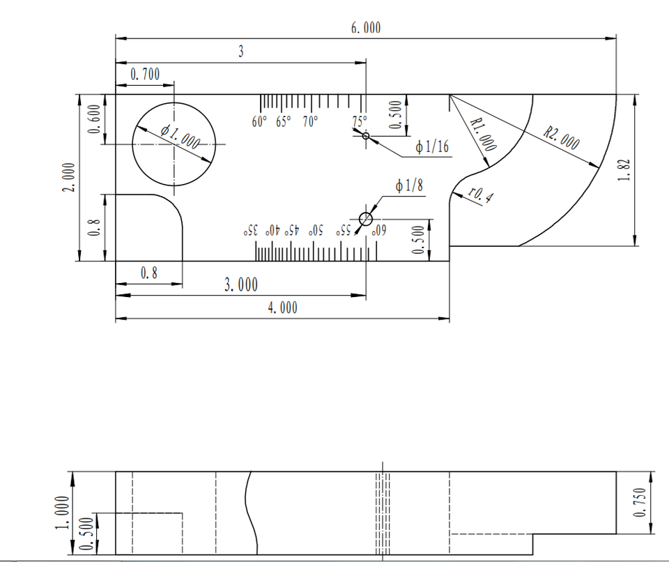 New Mini IIW-2 Block UT Test Block (Inch ,1018 Steel) Unbranded | eBay