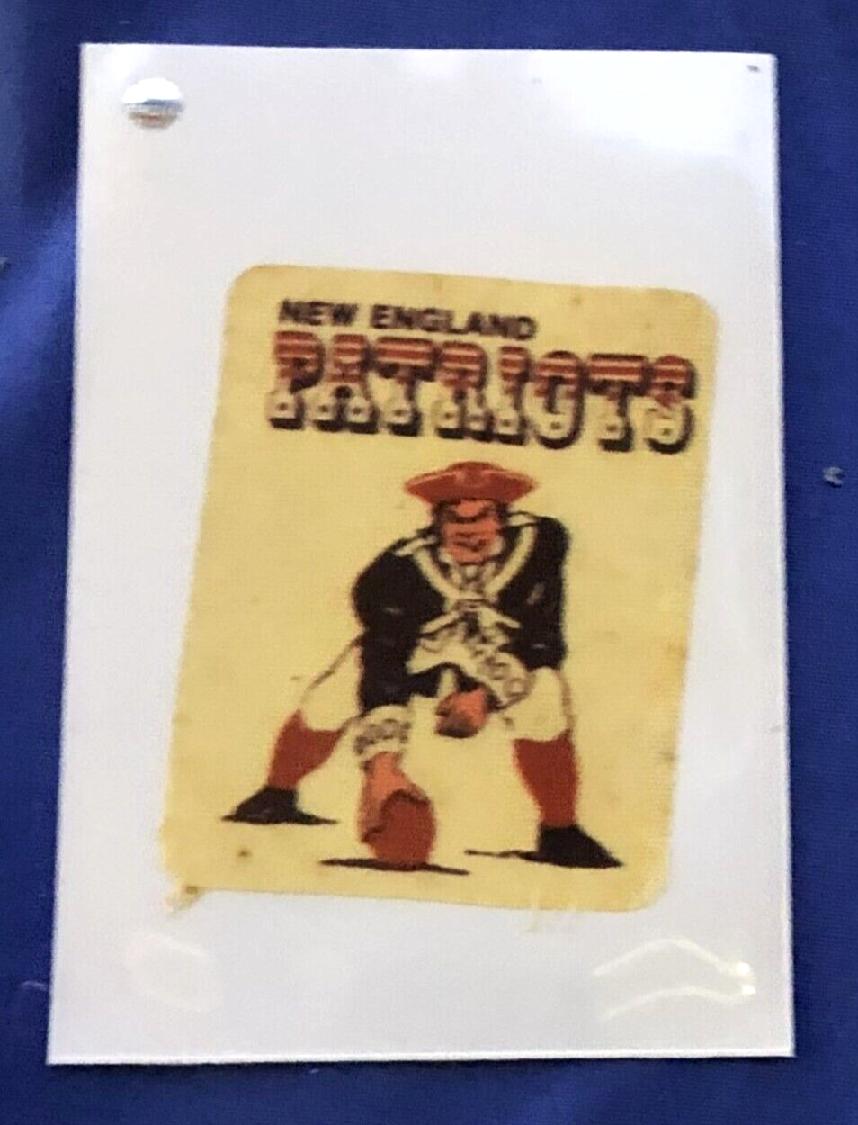 Vintage 1972 "New England Patriots" Logo Sticker *Free Shipping | eBay