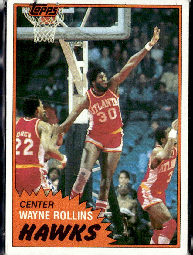 1981 Topps #E71 Tree Rollins (A) Atlanta Hawks | eBay