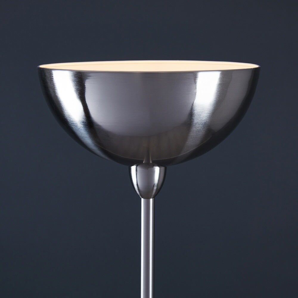 Modern Uplighter Floor Lamp & LED Bulb Various Finishes Living Room ...