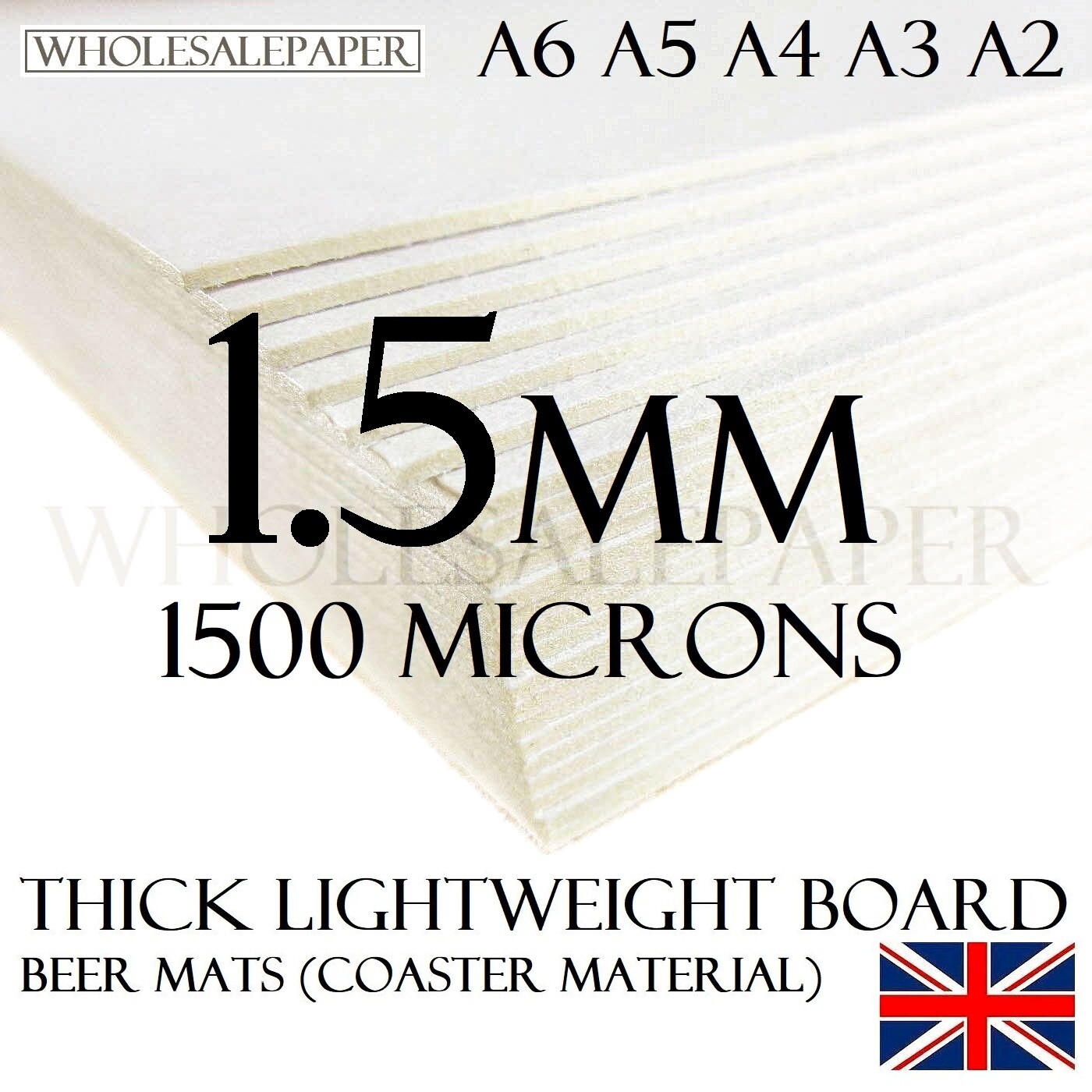 BACKING BOARD GREYBOARD CARDS A6 A5 A4 A3 A2 CRAFT THICK PAPER OFF ...