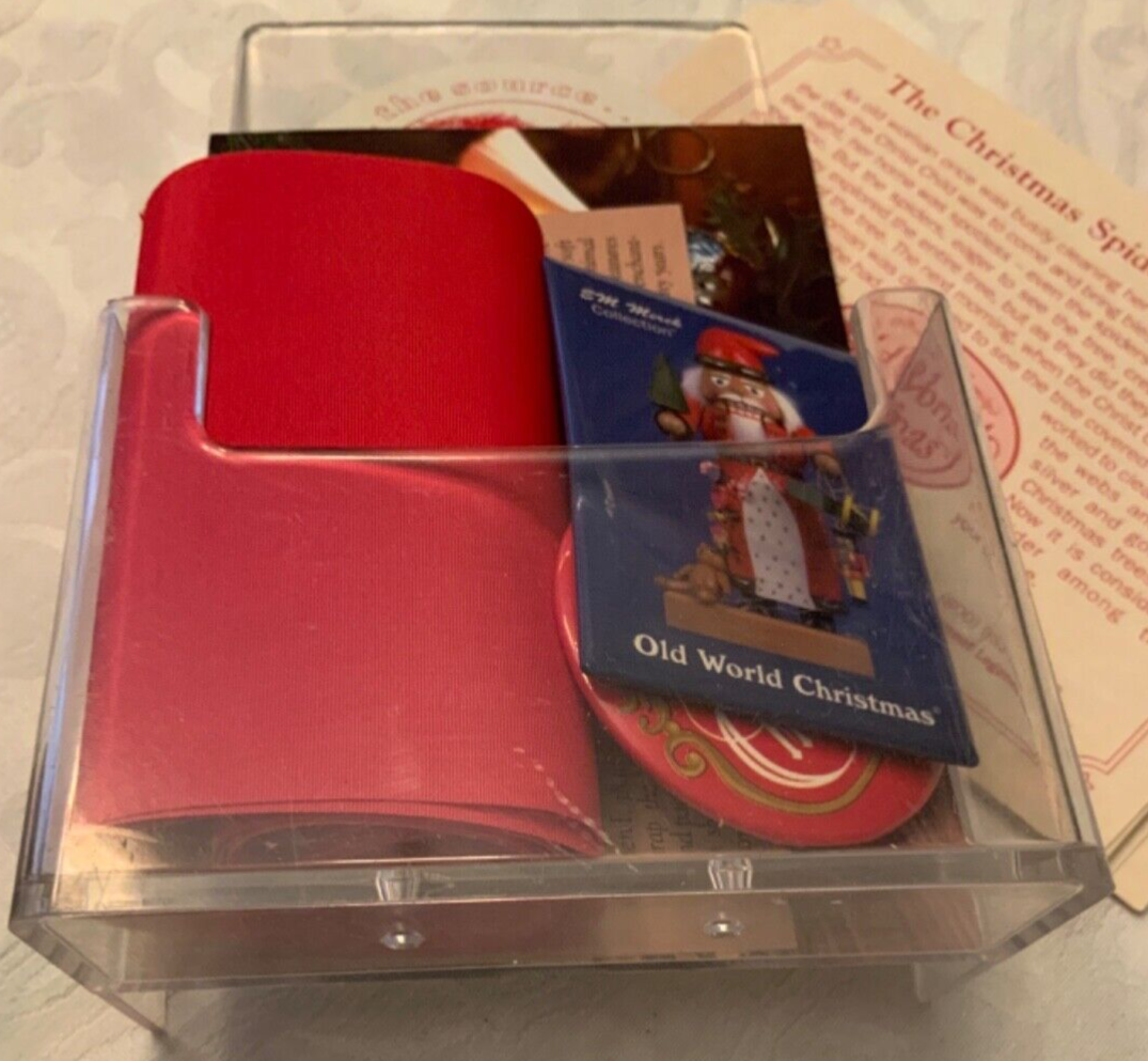 Old World Christmas,Store Banner,Display Items,Pins,Postcard,Legends ...