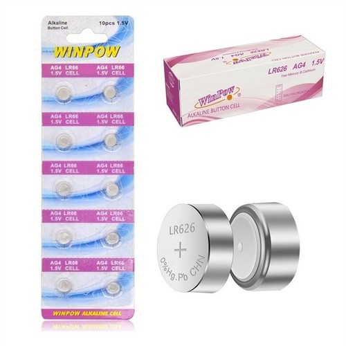 10 AG4 LR626 L626 LR66 377 1.5V ALKALINE WATCH LASER BATTERY BATTERIES ...