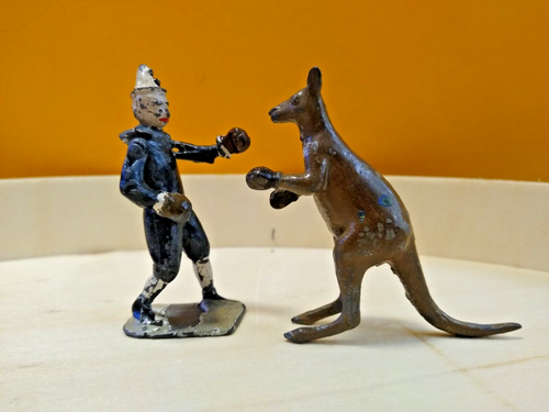 Vintage Britains Circus Boxing Clown and Boxing Kangaroo | eBay