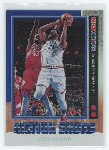 2019-20 Hoops Action Shots Joel Embiid #13 TS1 | eBay