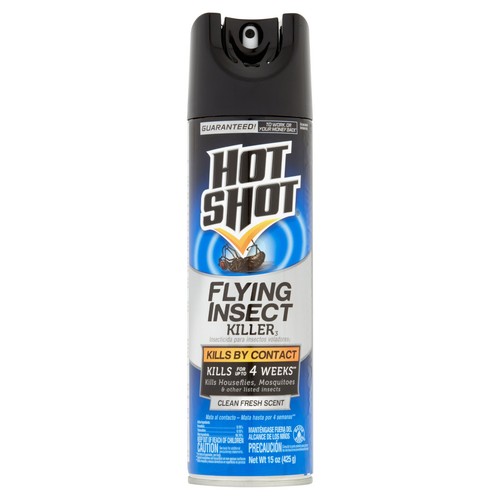 Hot Shot Flying Insect Killer 15 Ounces, Aerosol Clean Fresh Scent | eBay