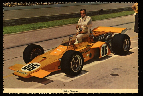 Peter Revson Indianapolis Indy 500 Racing Postcard | eBay