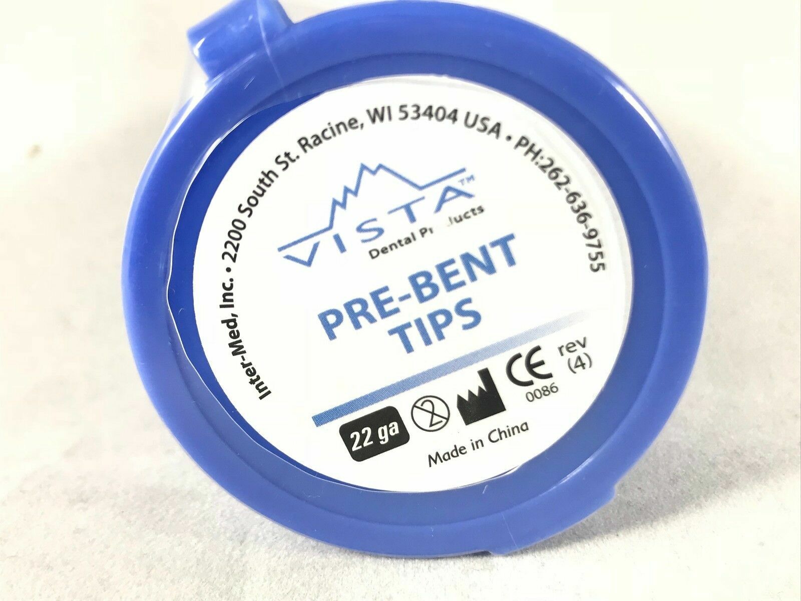 VISTA Pre Bent Dental Delivery Tips #22ga Disposable Black -38 Pcs (1 ...