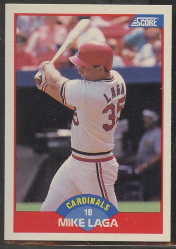 1989 Score #536 Mike Laga St. Louis Cardinals | eBay