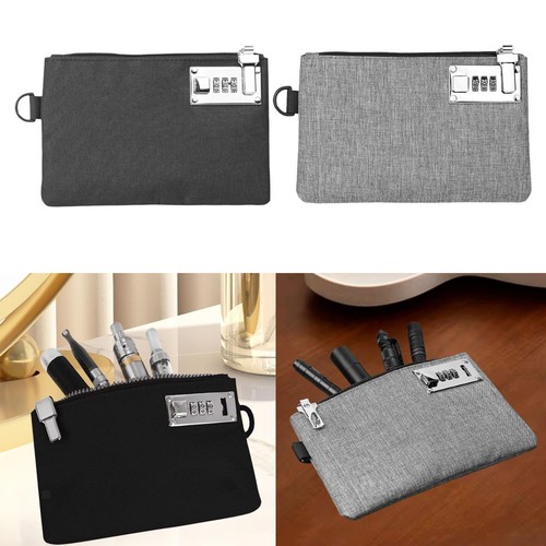 Lockable Money Purse Mens Wallet Locking Bank Bag for Money Passports ...