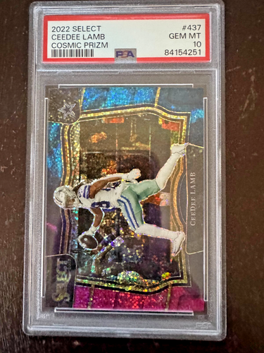 2022 Panini Select Ceedee Lamb Cosmic Prizm #437 PSA 10 | eBay