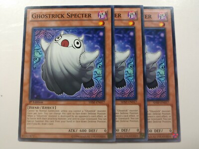 3 Ghostrick Specter - SHSP-EN017 - NM Common TCG YuGiOh Cards | eBay