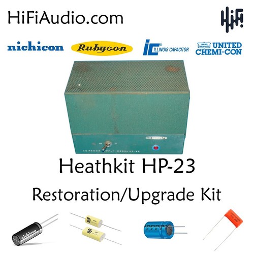 Heathkit HP-23 PS-23 restoration kit service recap capacitor upgrade rebuild | eBay