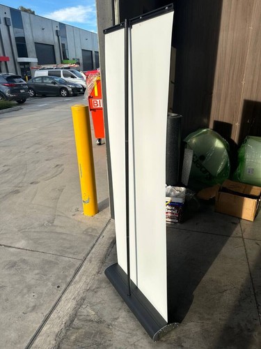 Luxury Aluminum Roll up banners black art work 1600 x 600 mm | eBay