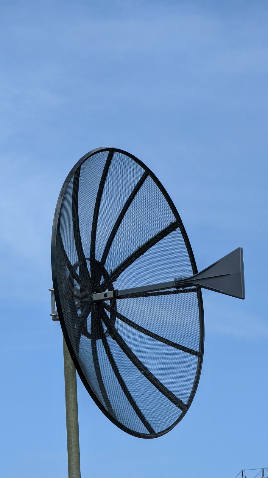 UWB 31dB 600-6500 Antenna 48" 4FT Dish Parabolic Mesh 5G Sigint Ham ...