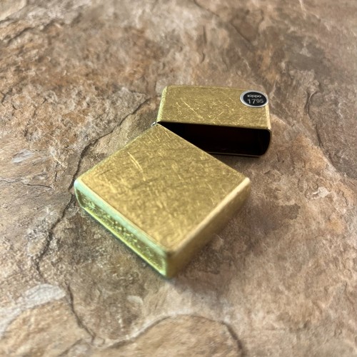 Genuine Zippo Street Brass Classic windproof Lighter CASE ONLY No ...