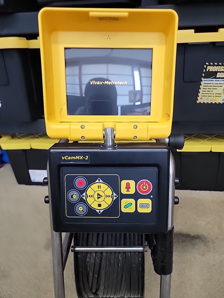 Metrotech Vivax vCamMX2 Sewer Inspection Camera Reel VX110-02 150ft | eBay