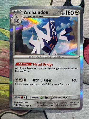 Archaludon Holo English Pokemon TCG BKBQ808 | eBay