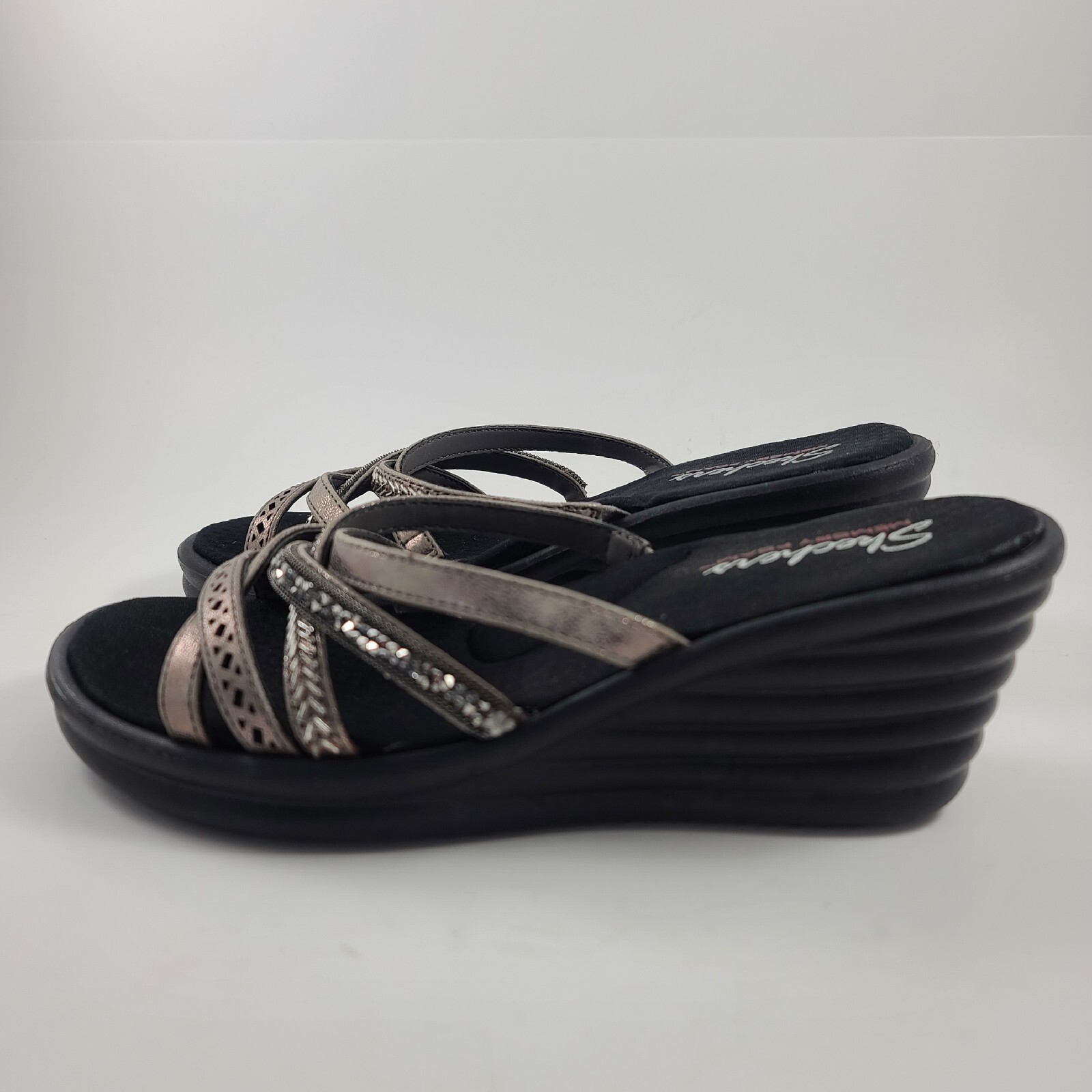 Skechers Rumbler Wave New Lassie Wedge Sandals Women'… - Gem