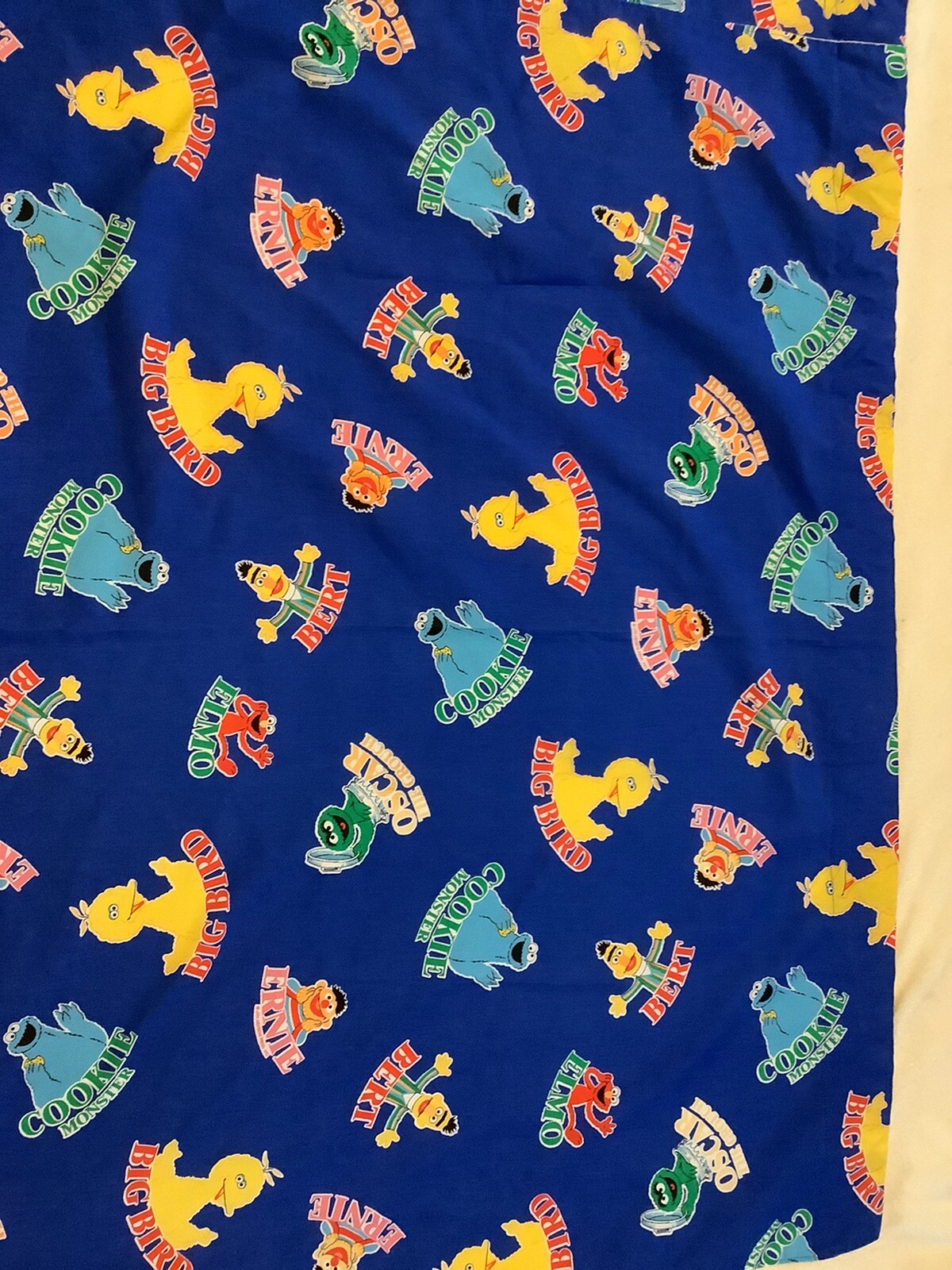 Vintage Sesame Street Curtains 2 Curtains Each 44in Wide 33in Long ...