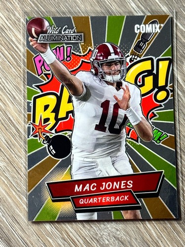 2021 Wild Card Alumination Comix Mac Jones Rookie Rc #AC-4 New England ...