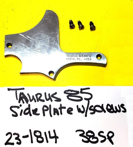 TAURUS 85 .38 SP SIDEPLATE WITH SCREWS REVOLVER PARTS REPAIR REBUILD ...