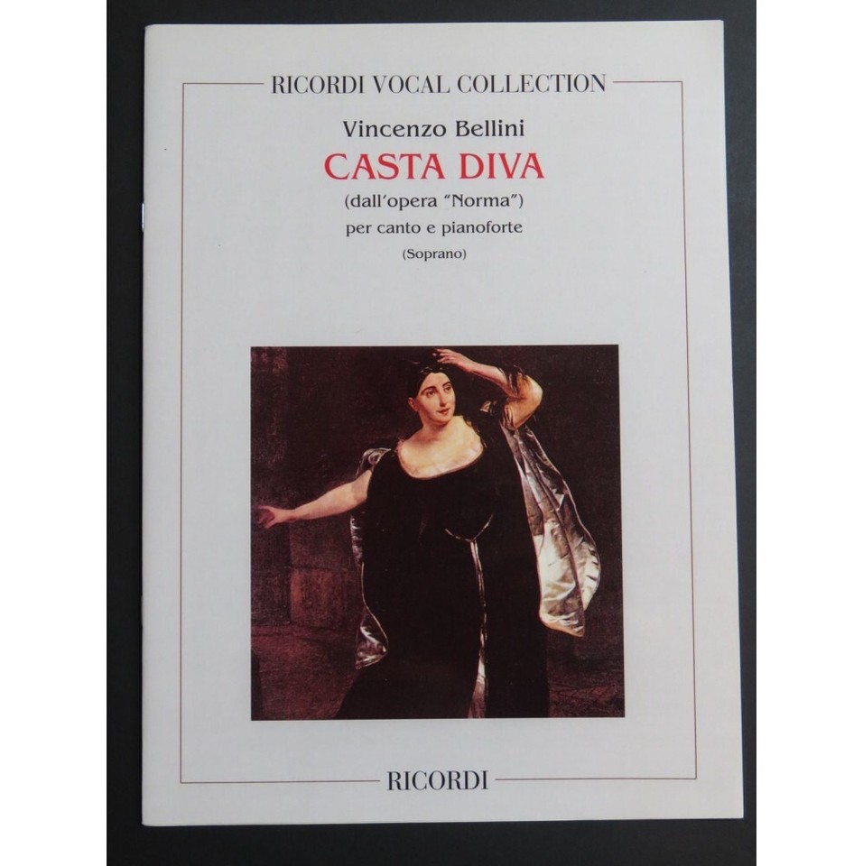 Bellini Vincenzo Norma Cavatina Casta Diva Singer Piano | eBay