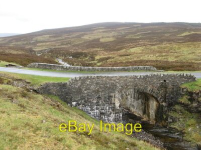 Photo 6x4 Allt Culaibh Trinafour Bridge on General Wade's Military R ...