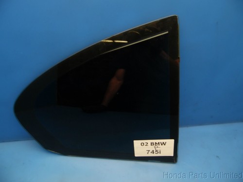 02-05 Bmw 7 Series E65 745i OEM rear Right passenger side corner window ...