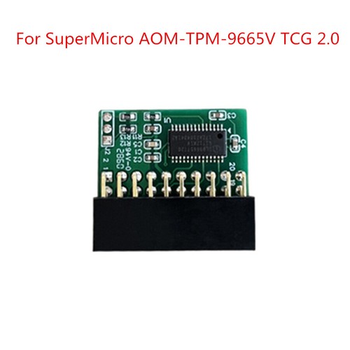 New 20 PIN TPM 2.0 Module Trusted Platform For SuperMicro AOM-TPM-9665V ...