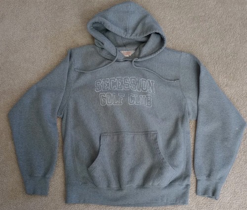 Rare Secession Golf Club Hoodie Sweatshirt Men's Medium Grey | eBay