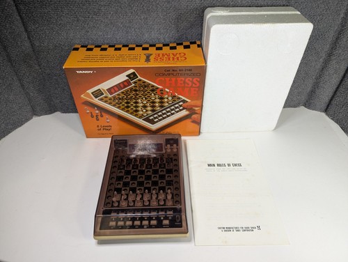 Tandy Radio Shack 2160 Electronic Computerized Chess Computer Complete ...